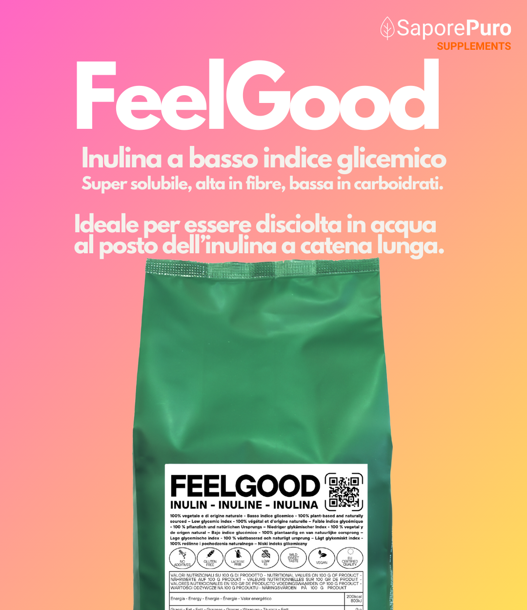 FeelGood - Inulina - Integratore alimentare – SaporePuro